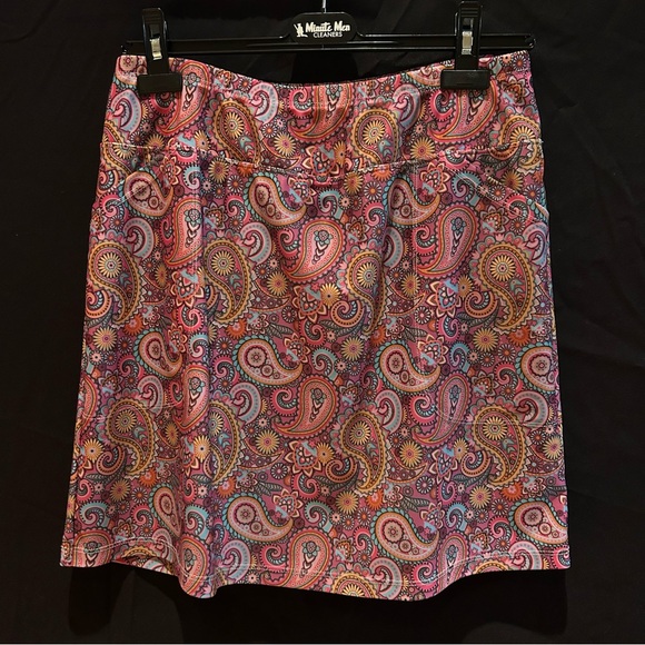 Skin | Skirts | C Skin Pink And Yellow Paisley Aline Skirt | Poshmark